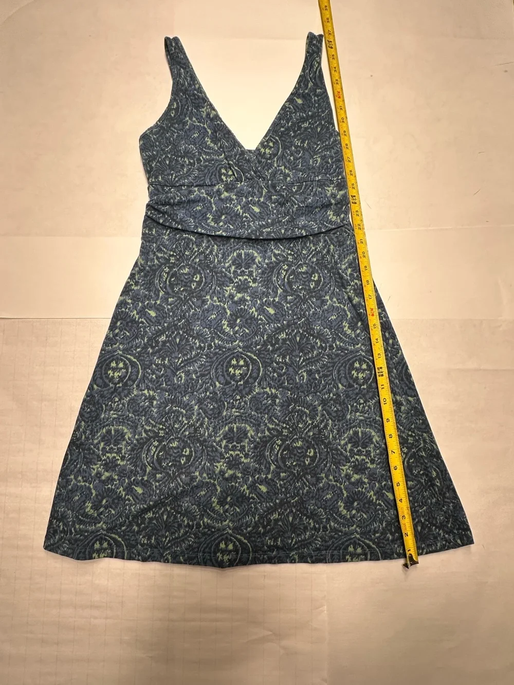 Patagonia | Dresses | Patagonia Margot Dress Blue Green Paisley Knit ...